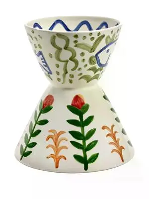 SERAX Fish Floral-painted Vase
