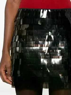 Staud Sequin-embellished Mini Skirt - Brown