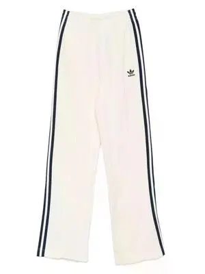 Adidas Side-stripe Track Pants - White