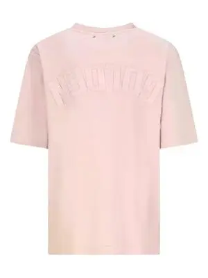 GOLDEN GOOSE Logo Cotton T-shirt - Pink