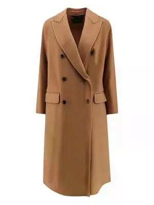 PALTO' Double-breasted Peak-lapel Coat