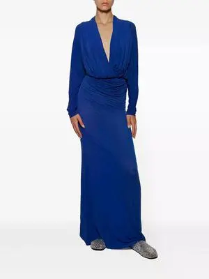 Burc Akyol Draped Maxi Dress
