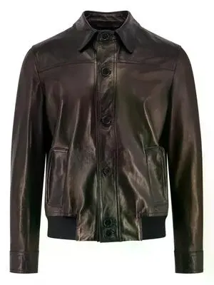 SALVATORE SANTORO Buttoned Leather Jacket