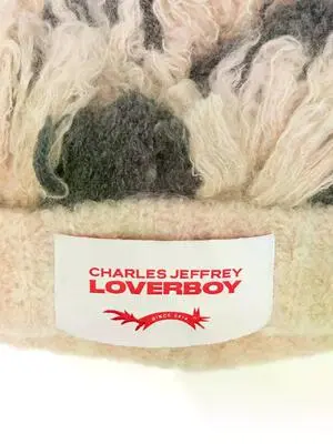CHARLES JEFFREY Shaggy-ears Beanie - Neutrals