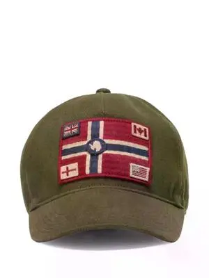 NAPAPIJRI Flag-patch Cap - Green