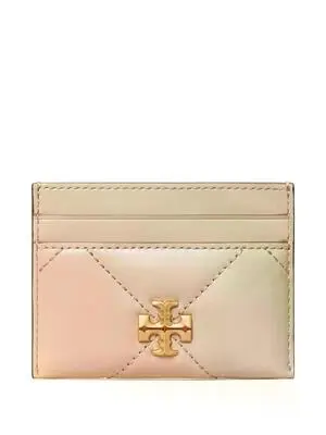 Tory Burch Kira Diamond-quilted Cardholder - Neutrals