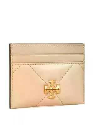 Tory Burch Kira Diamond-quilted Cardholder - Neutrals
