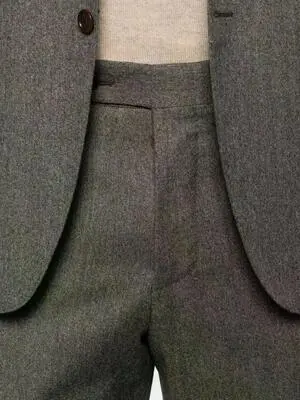 Canali Herringbone Wool Suit