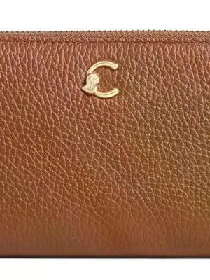 COCCINELLE C-me Logo-plaque Wallet - Brown