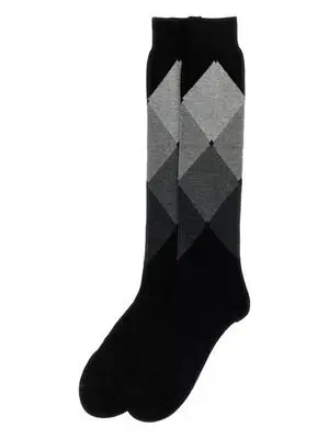 BALLANTYNE Diamond-patterned Socks