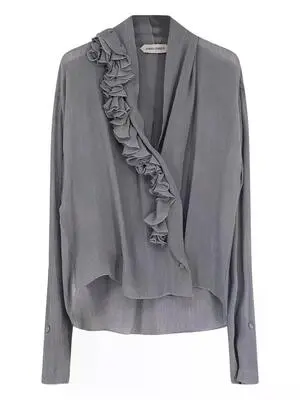 Alberta Ferretti Ruffle Blouses