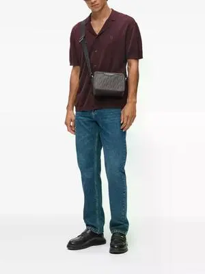 Karl Lagerfeld Leather K/loom Shoulder Bag - Brown