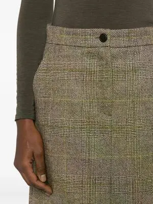 Antonelli Firenze Ostuni Checked Midi Skirt