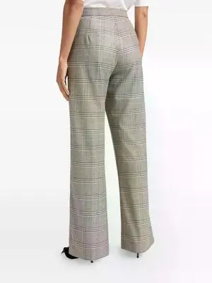 ELENA MIRO` Check-pattern Trousers