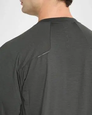 Sease Apos;s Easy-care Wool Jersey Long-sleeve T-shirt - Midnight B