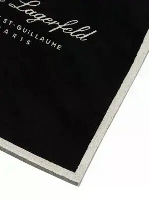 Karl Lagerfeld Crest Beach Towel