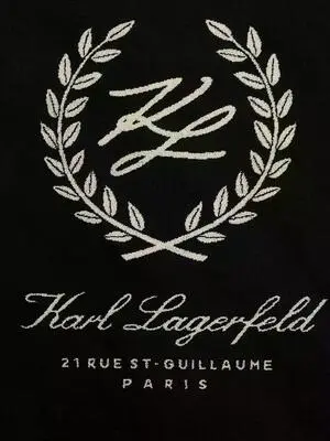 Karl Lagerfeld Crest Beach Towel