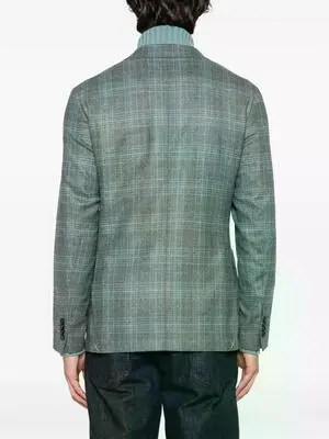 Canali Checked Wool Blazer