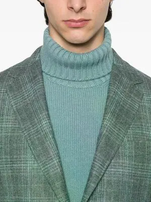 Canali Checked Wool Blazer