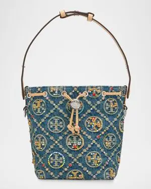 Tory Burch Textured Bucket Bags