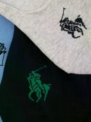 Polo Ralph Lauren Three-pack No-show Socks