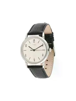 TIMEX Marlin Handwind 34mm Watch - Black