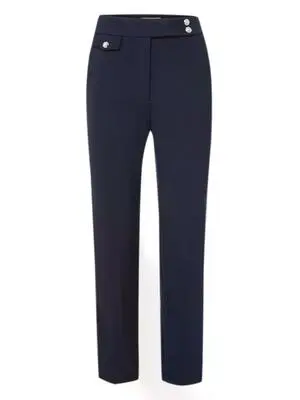 Veronica Beard Button-detailed Trousers