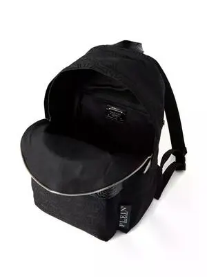 Philipp Plein Monogram Crocodile-skin Backpack