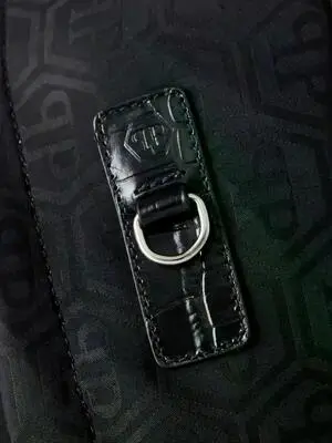 Philipp Plein Monogram Crocodile-skin Backpack