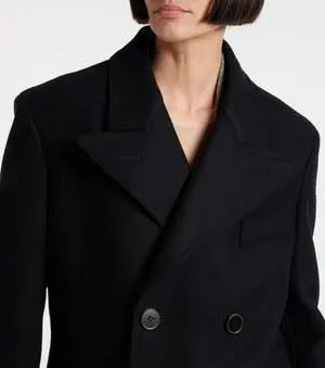 MAISON MARGIELA Double-breasted Virgin Wool Coat