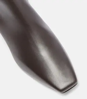 Manolo Blahnik Ofara Leather Knee-high Boots