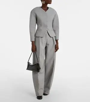 Jacquemus Ovalo Cotton And Wool Jacket