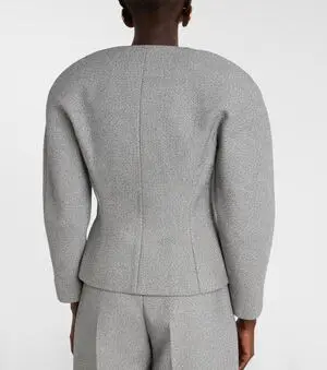 Jacquemus Ovalo Cotton And Wool Jacket