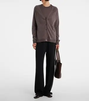 THE ROW Penelope Leather Mules - Brown