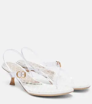 HERBERT LEVINE Starry-eyed Jelly 55 Sandals - Transparent