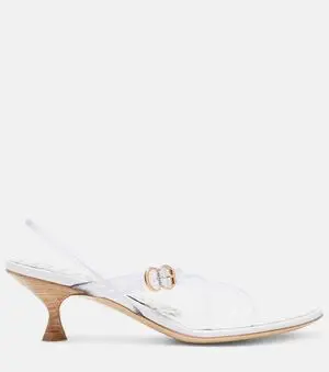 HERBERT LEVINE Starry-eyed Jelly 55 Sandals - Transparent