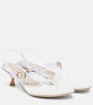 HERBERT LEVINE Starry-eyed Jelly 55 Sandals - Transparent