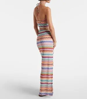 Missoni Zigzag Lamé Wrap Skirt - Multicoloured