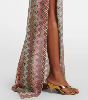 Missoni Zigzag Lamé Wrap Skirt - Multicoloured
