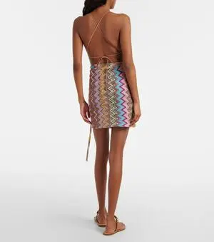 Missoni Zigzag Lamé Wrap Skirt - Multicoloured