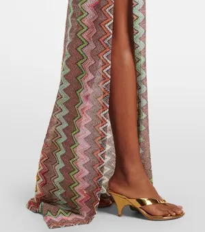 Missoni Zigzag Lamé Wrap Skirt - Multicoloured