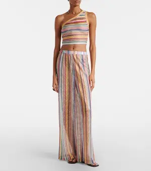 Missoni Zigzag Palazzo Pants - Multicoloured