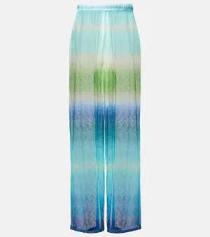 Missoni Zigzag Palazzo Pants - Multicoloured