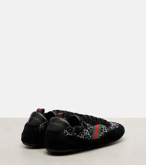 Gucci Suede-trimmed Sneakers