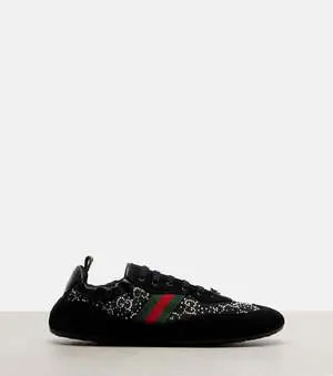 Gucci Suede-trimmed Sneakers