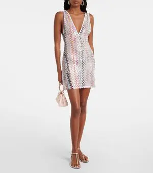 Missoni Zigzag Sequined Beach Cover-up - Multicoloured