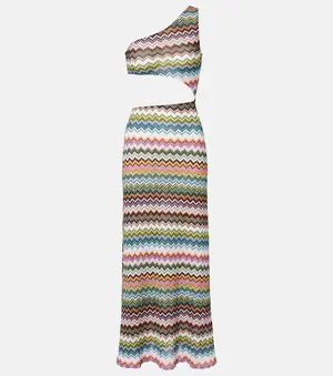 Missoni Zig Zag Lamé Beach Cover-up - Multicoloured