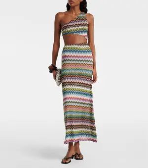 Missoni Zigzag Lamé Beach Cover-up - Multicoloured