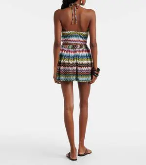 Missoni Zigzag Lamé Bermuda Shorts - Multicoloured