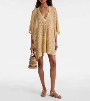 Missoni Open-knit Lamé Kaftan